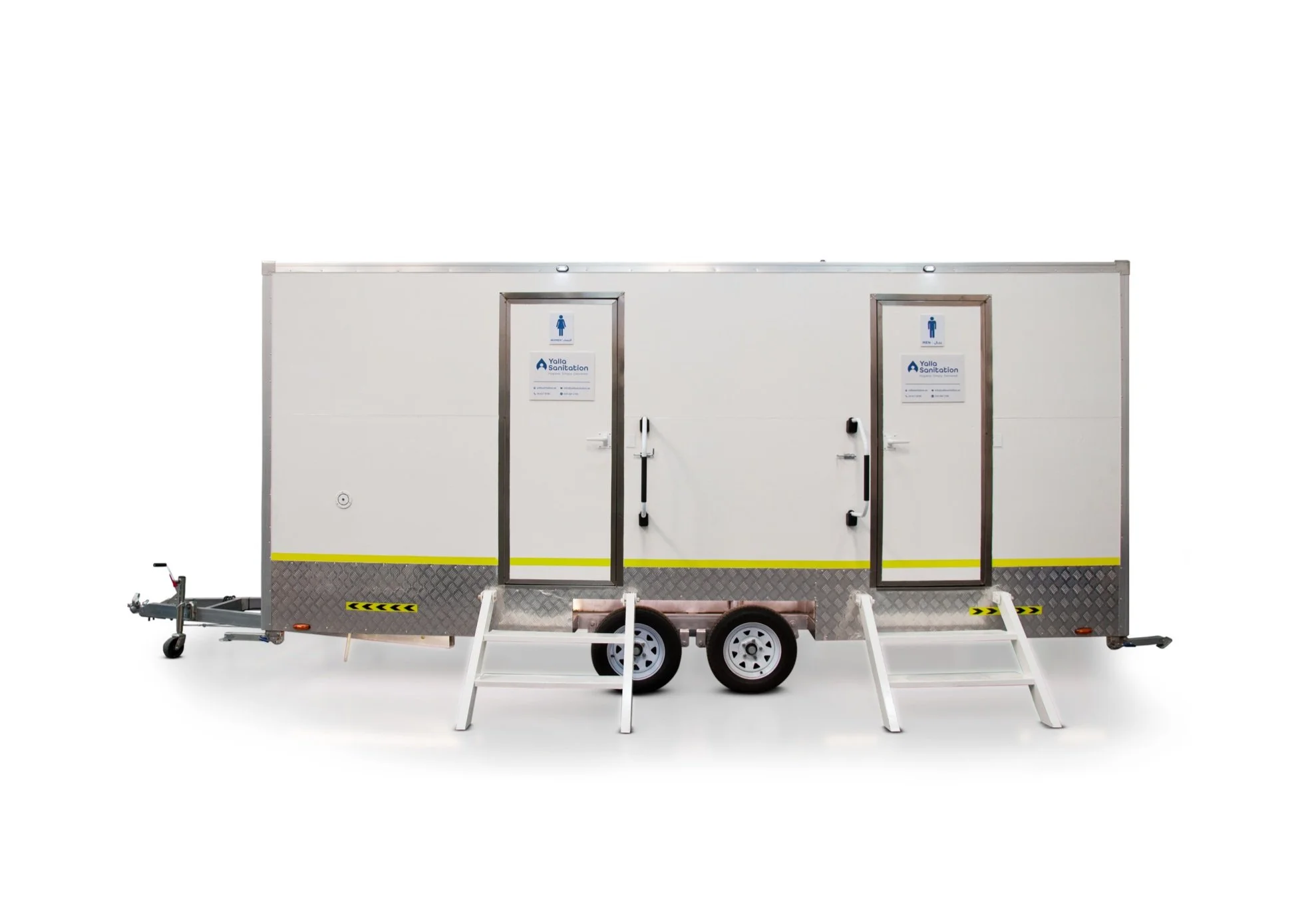 Yalla Sanitation - Portable Toilet | VIP Toilet Trailer | Fencing ...