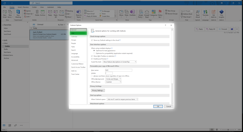 How to Change Your Outlook Email Formatting — Pluto Micro