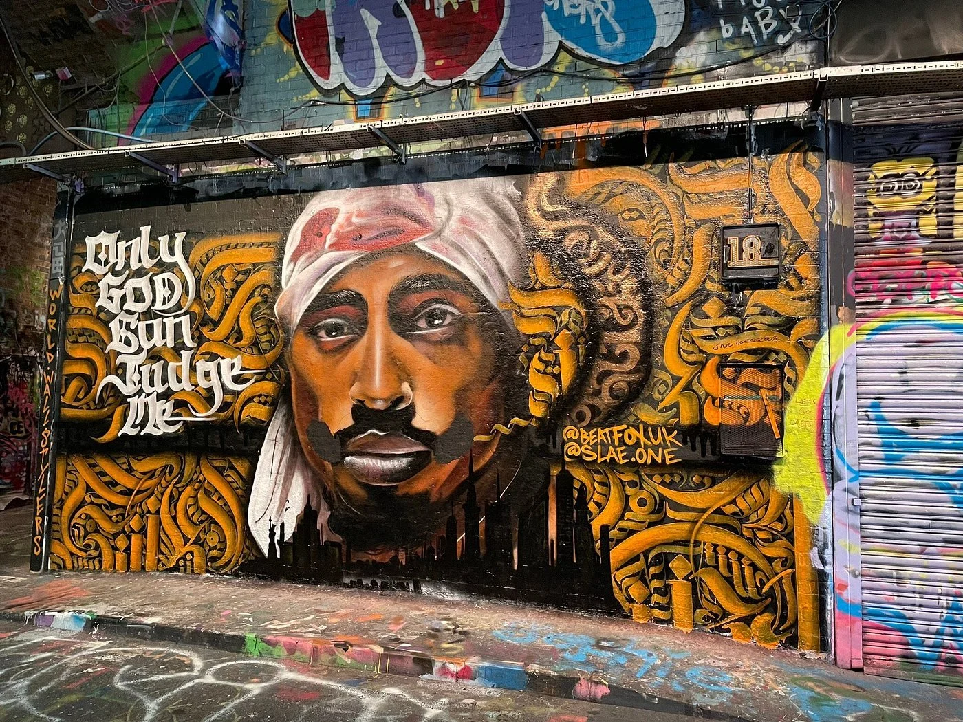 Enjoying street art at the graffiti tunnel at Leake Street Arches in ...