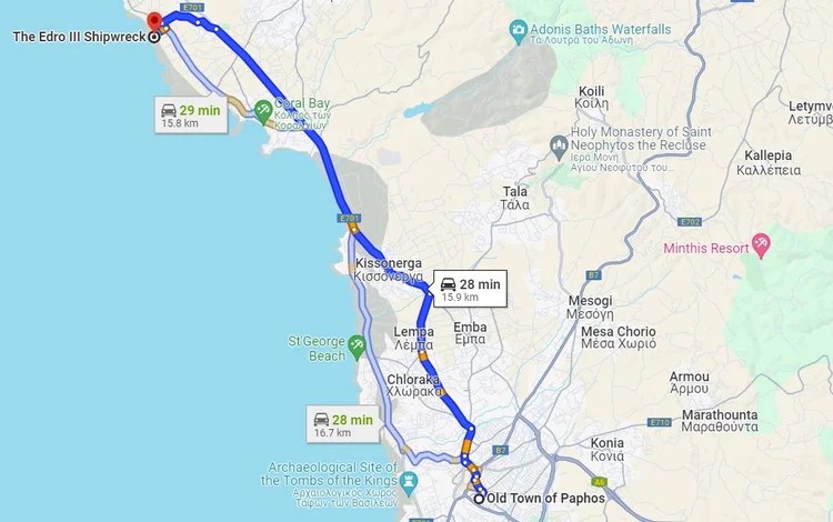 Edro III Shipwreck Paphos (2026) – History, Sunset Views & Travel Tips