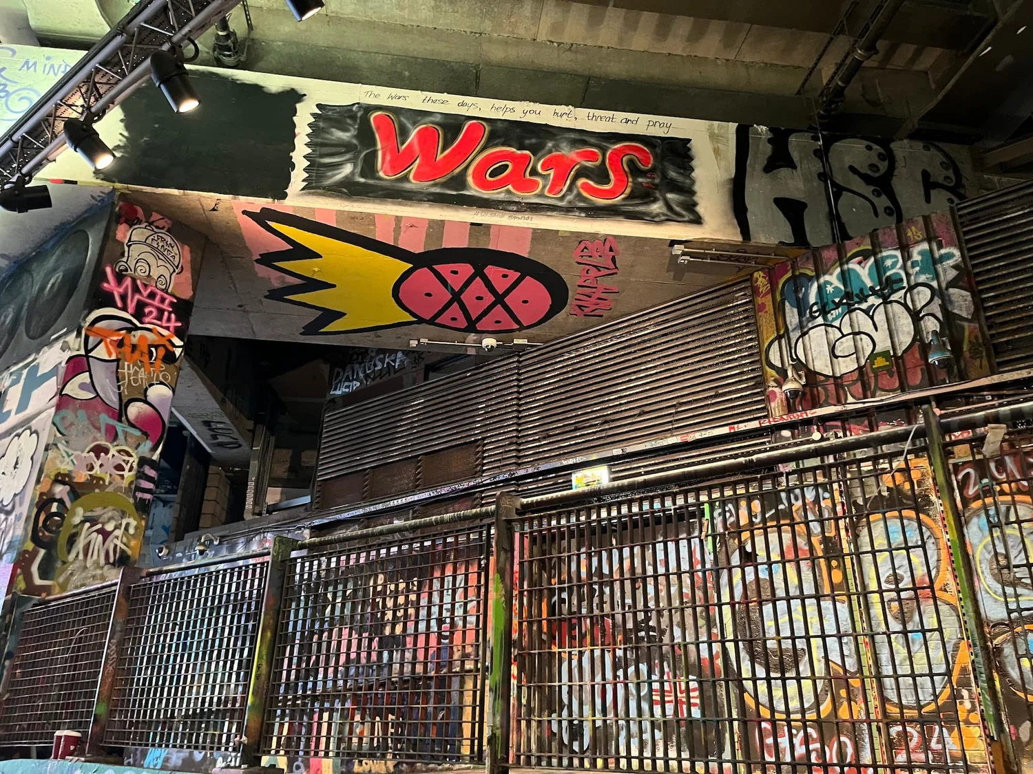 Enjoying street art at the graffiti tunnel at Leake Street Arches in ...