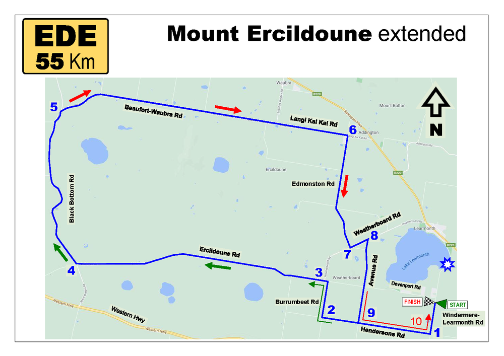 Course Maps — Eureka Cycling Club