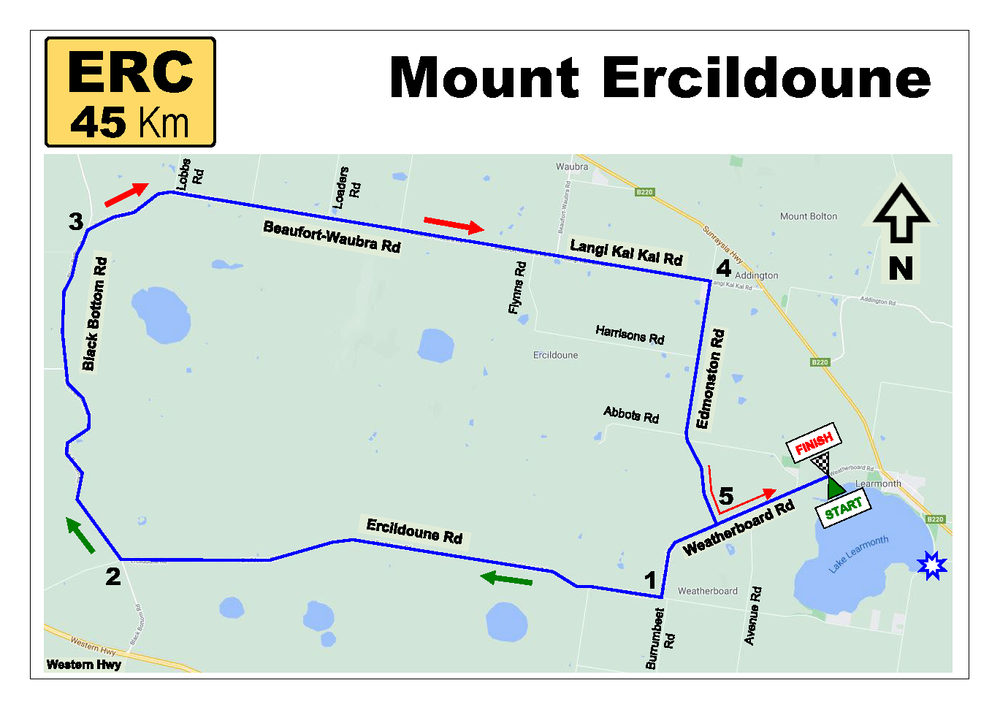 Course Maps — Eureka Cycling Club