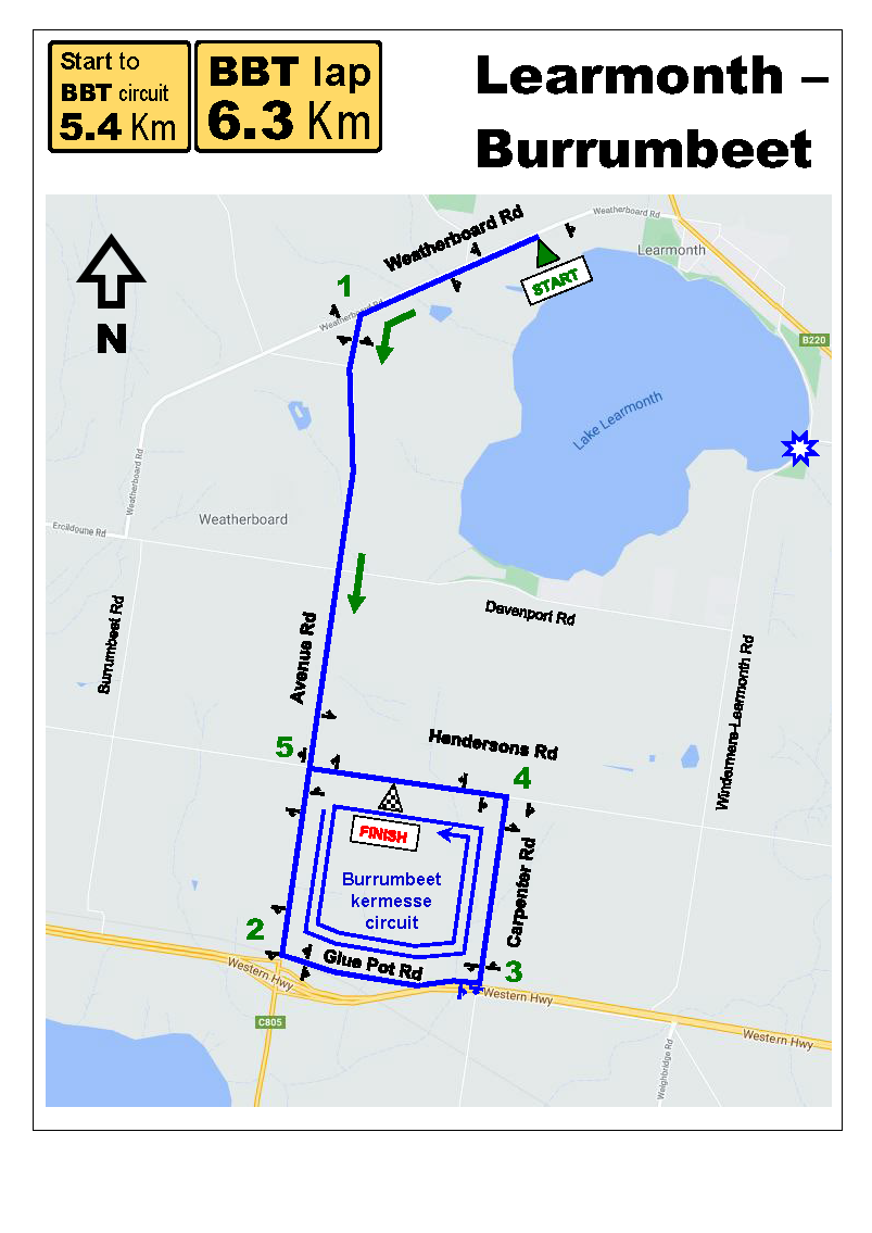 Course Maps — Eureka Cycling Club