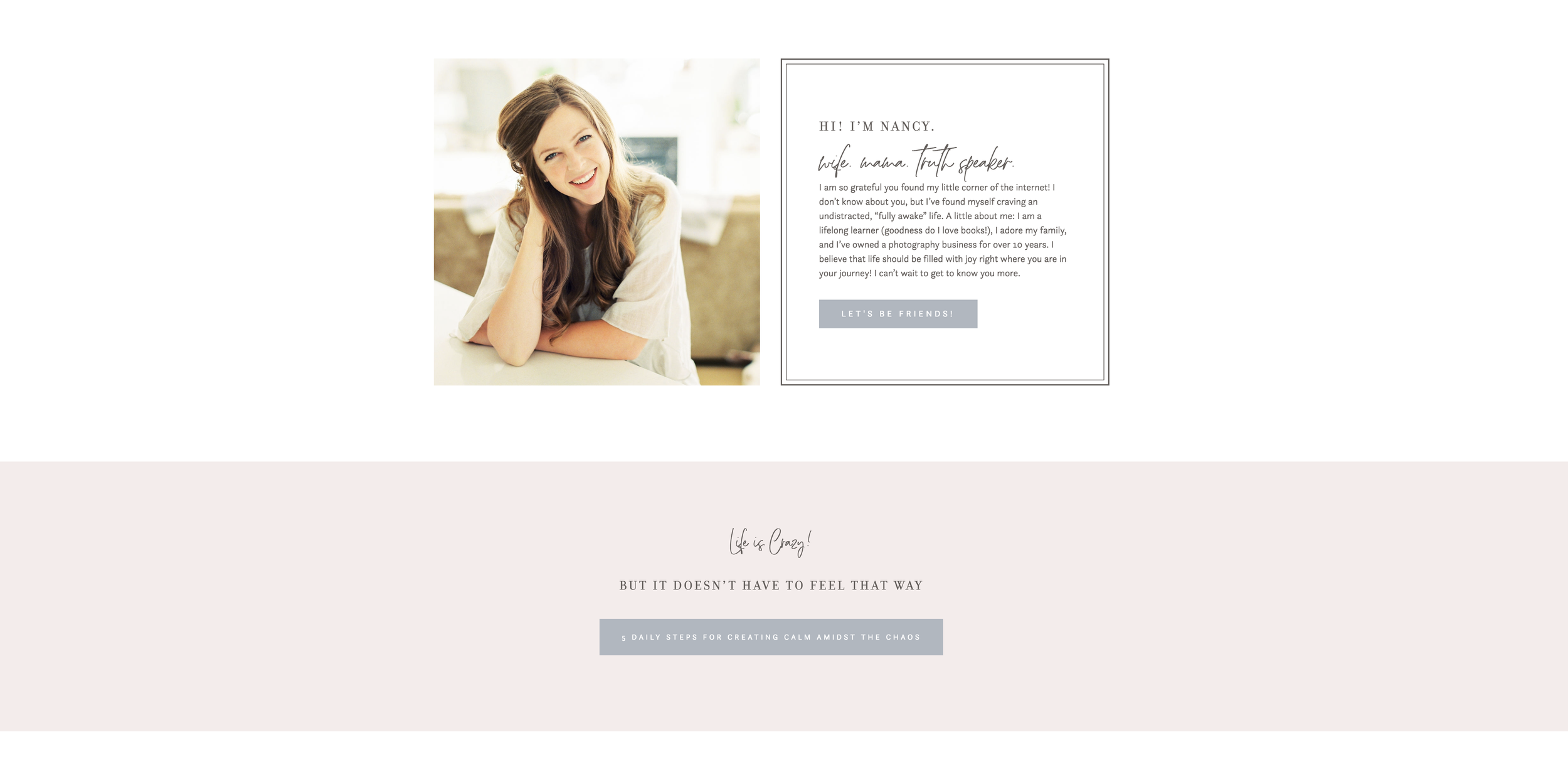 Introducing the new Nancy Ray — Work & Play