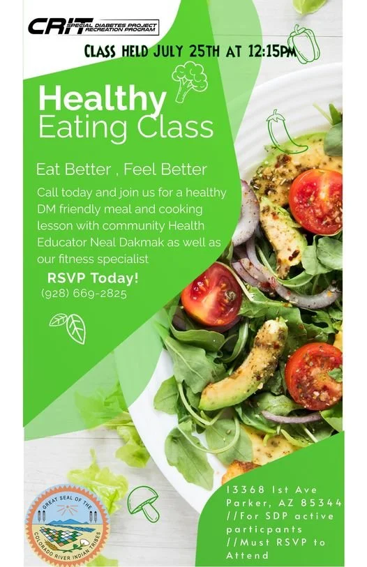 CRIT SDP-REC Healthy Eating Class — CRIT Media Department