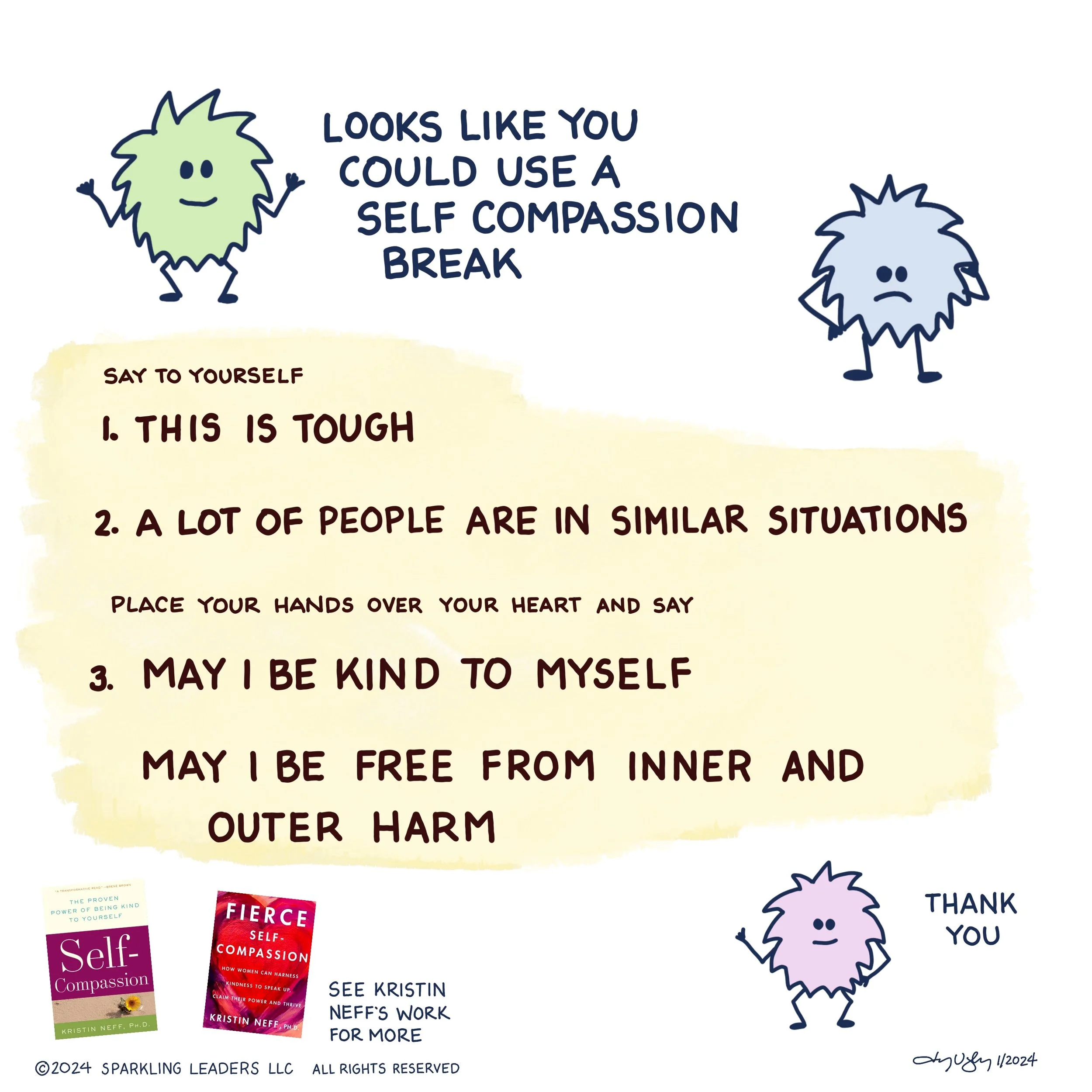 Self-Compassion Breaks — Sparkling Leaders