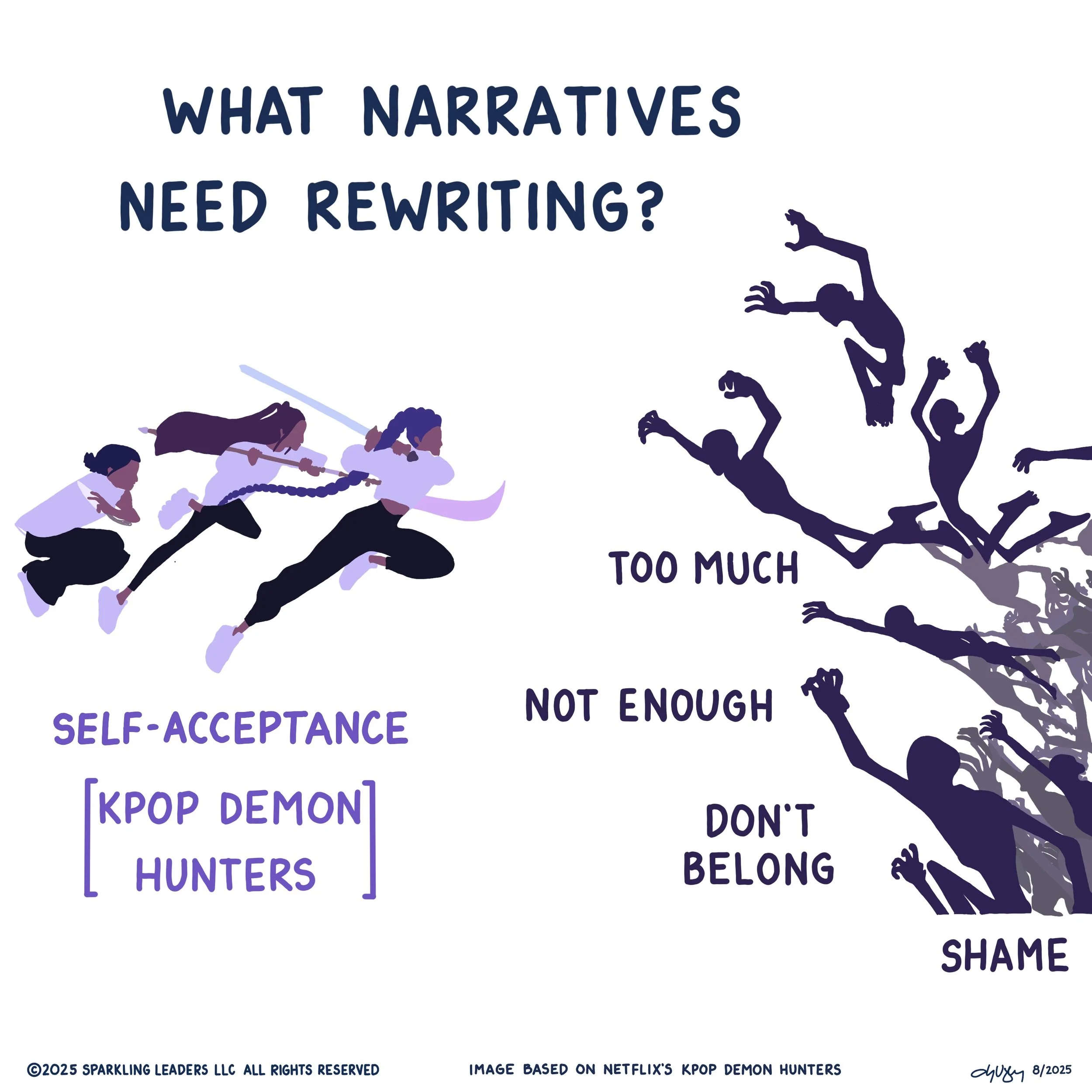 Rewriting Your Story: Lessons from KPop Demon Hunters — Sparkling Leaders