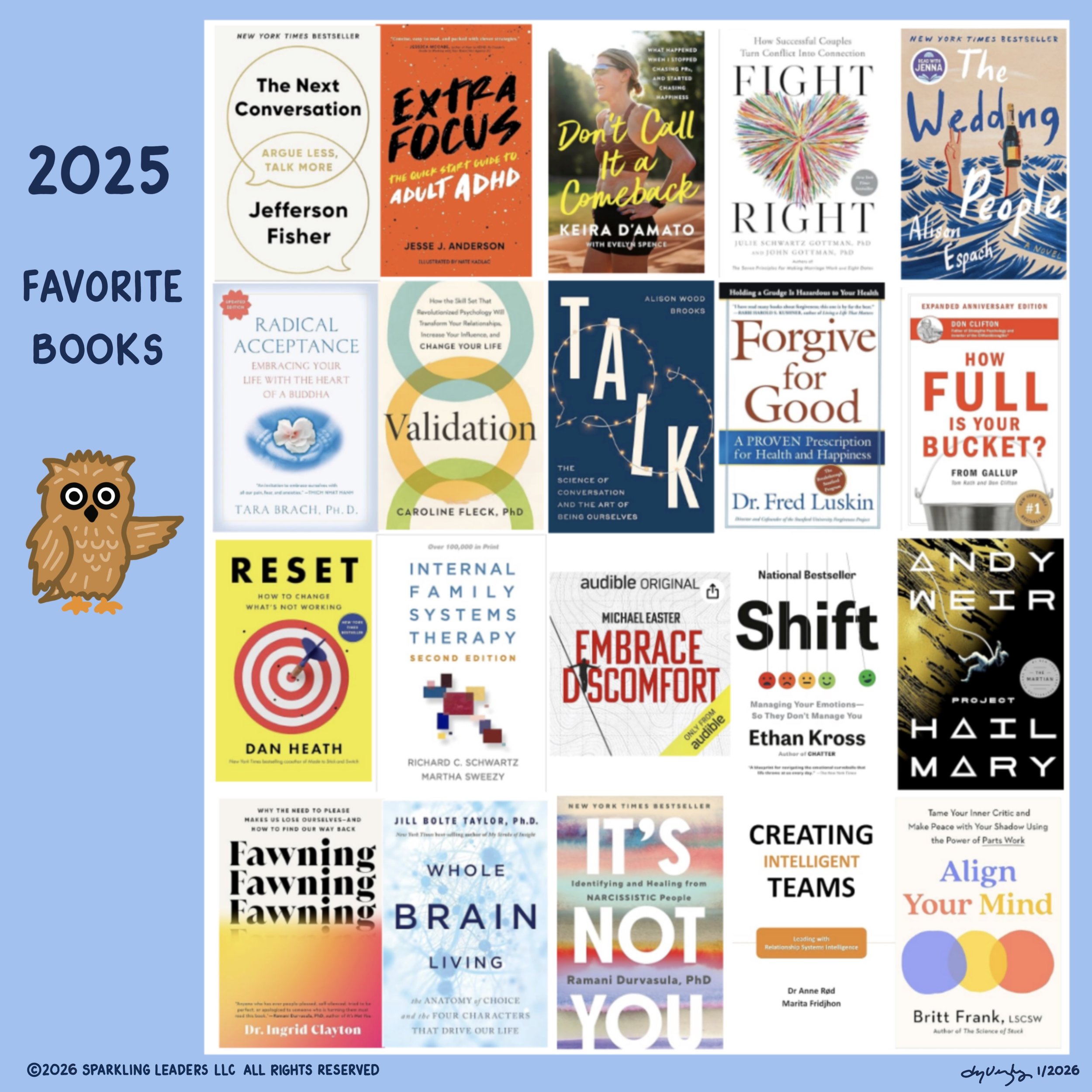 Favorite Books - 2025 — Sparkling Leaders