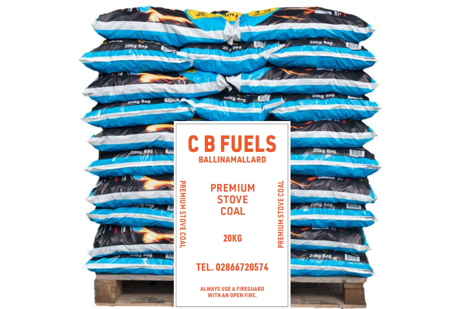 50 x 20kg High Heat Premium Smokeless Ovoid — CB FUELS
