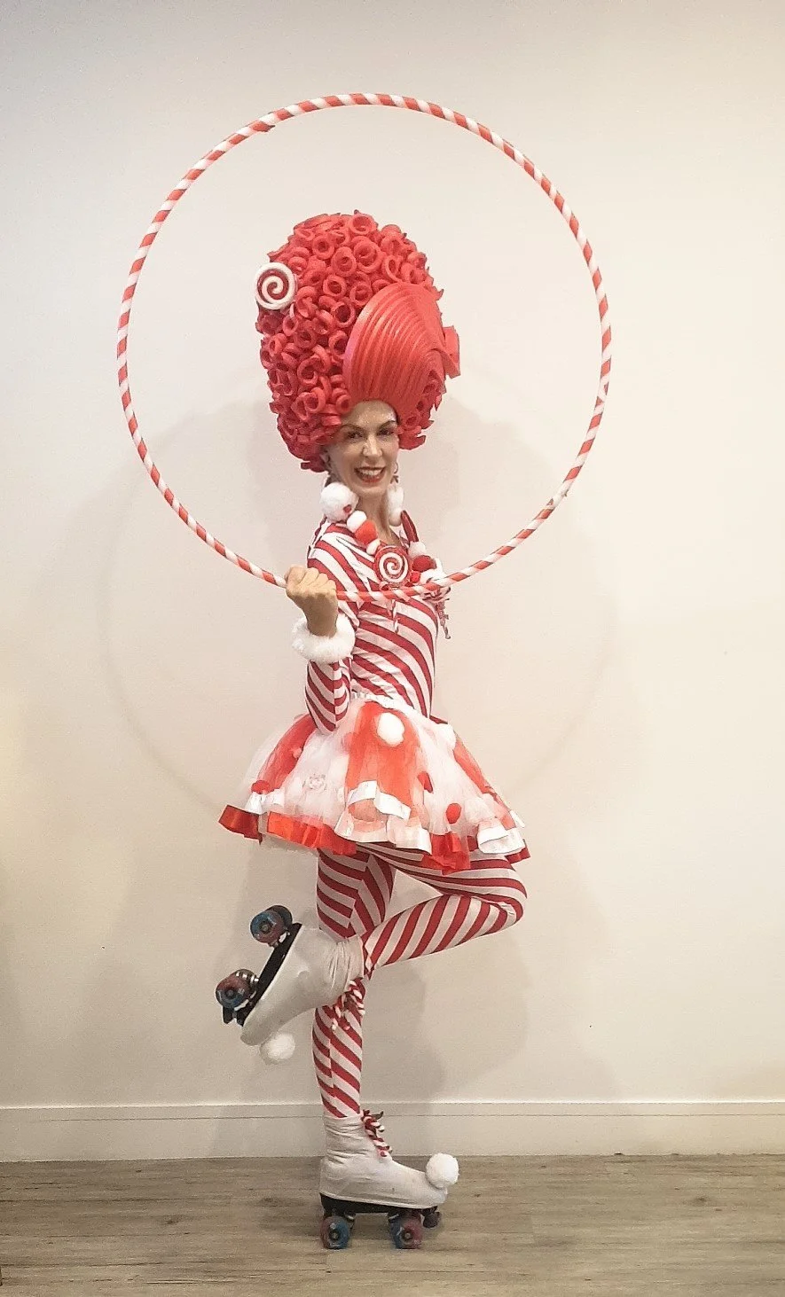 Christmas Candy Cane - Eyes Up Events | Stilts, Roving & Children's ...
