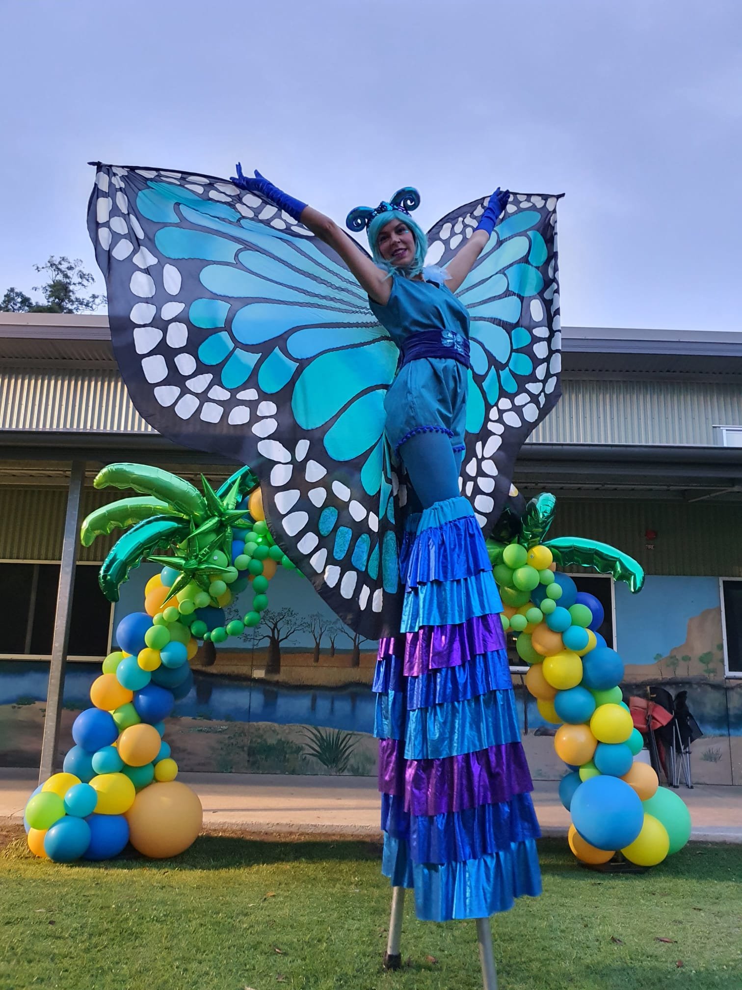 Butterfly Eyes Up Events Stilts Roving Children s Entertainment Butterfly Eyes Up Events Stilts Roving Children s Entertainment