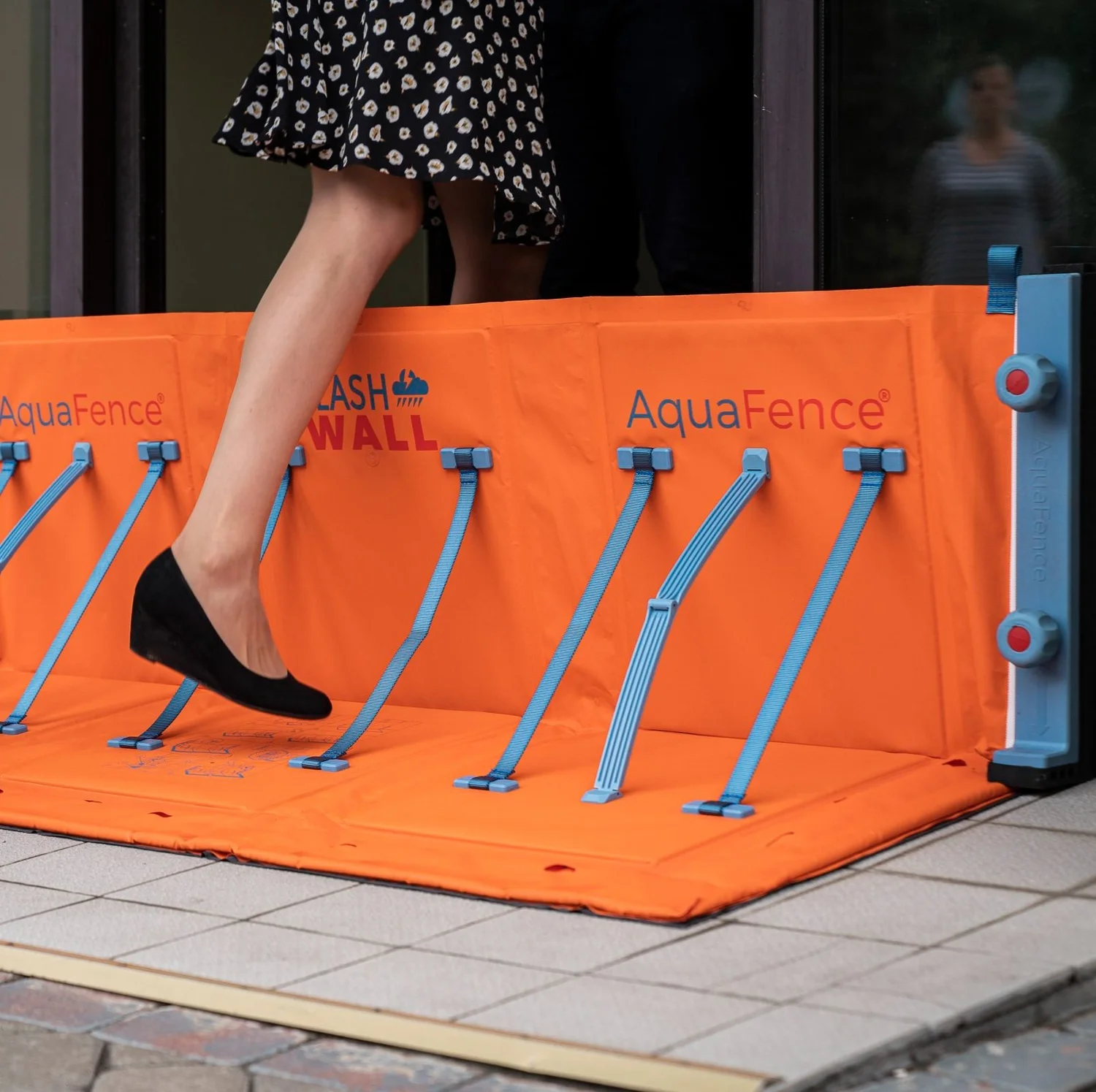 A compact and rapidly installed flood barrier, perfect for protecting ...