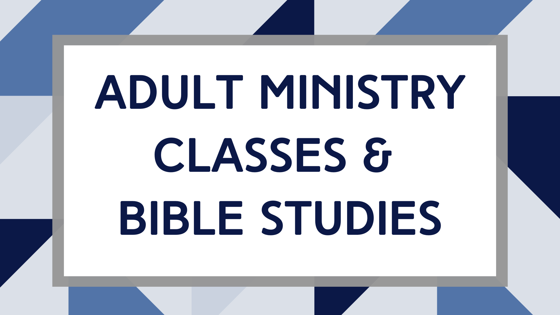 General 6 — Riverstone Church