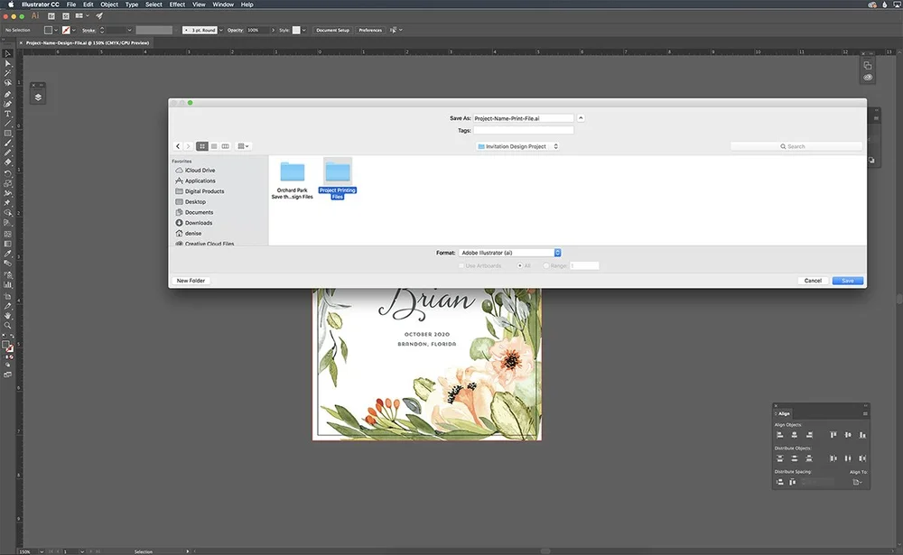 When and How to Outline Text for Print in Adobe Illustrator — Procreate ...