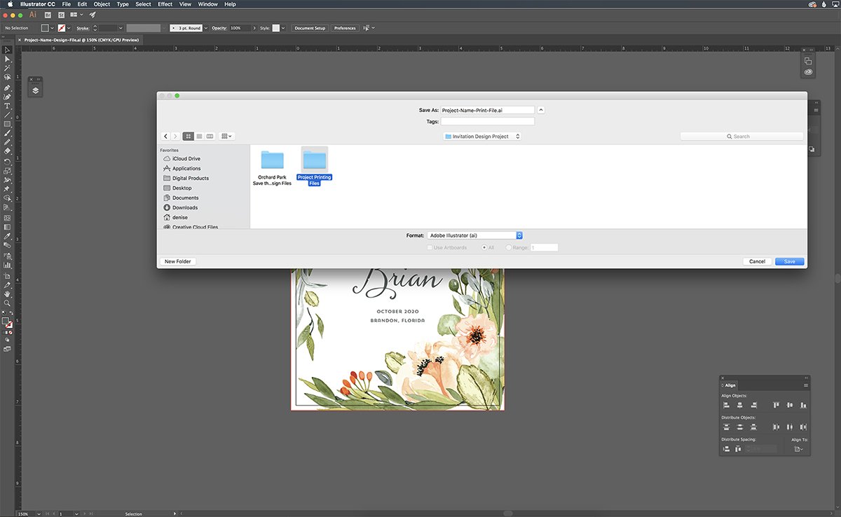 When and How to Outline Text for Print in Adobe Illustrator — Procreate ...