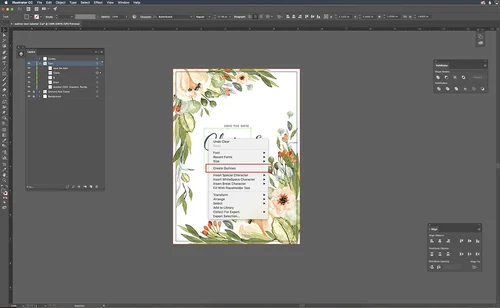 When and How to Outline Text for Print in Adobe Illustrator — Procreate ...