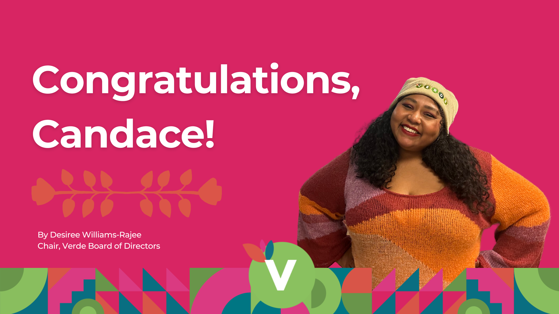Congratulations, Candace! Our Transition Plan — VERDE PDX