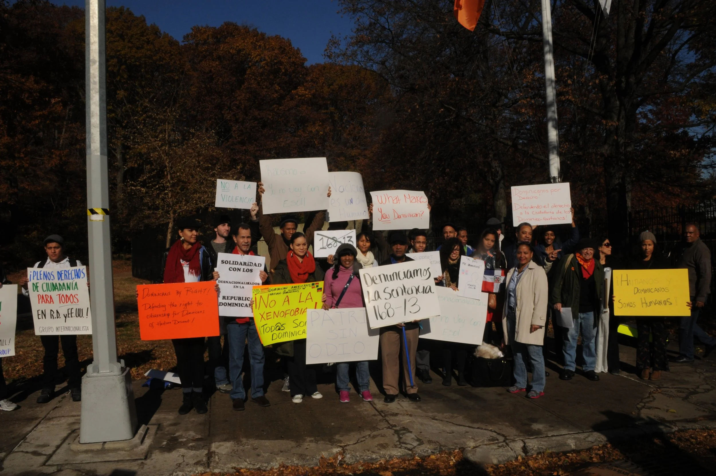 U.S. Dominicans March in Solidarity of Dominicans of Haitian Descent — Transnational Dominican ...