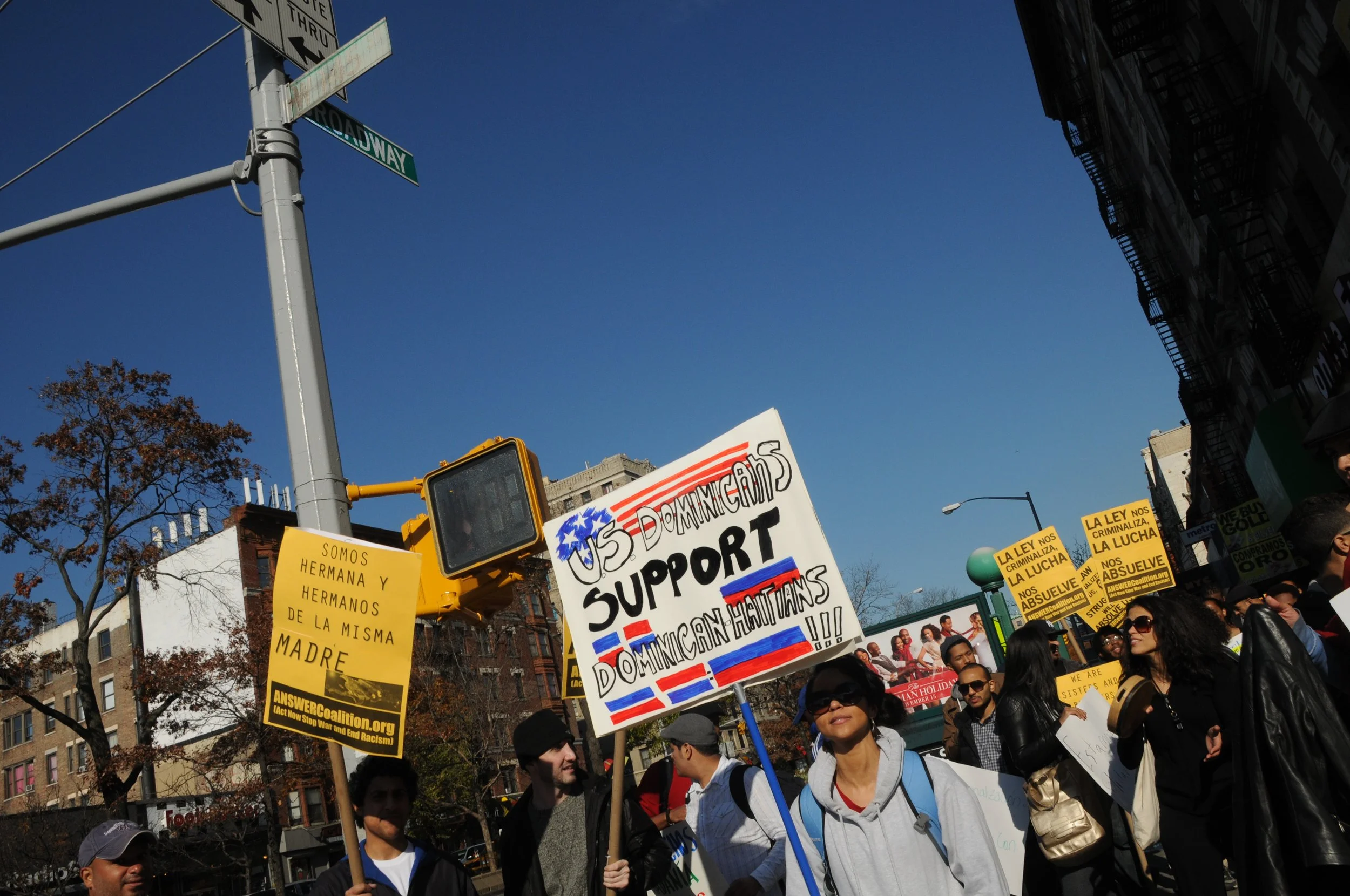 U.S. Dominicans March in Solidarity of Dominicans of Haitian Descent — Transnational Dominican ...