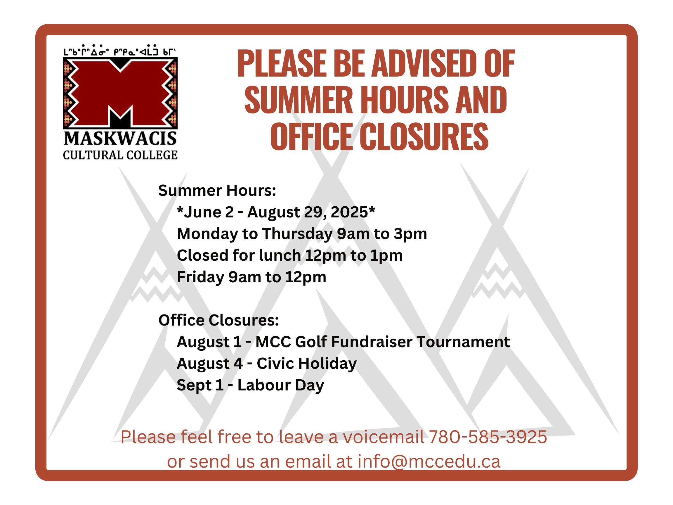 Maskwacis Cultural College