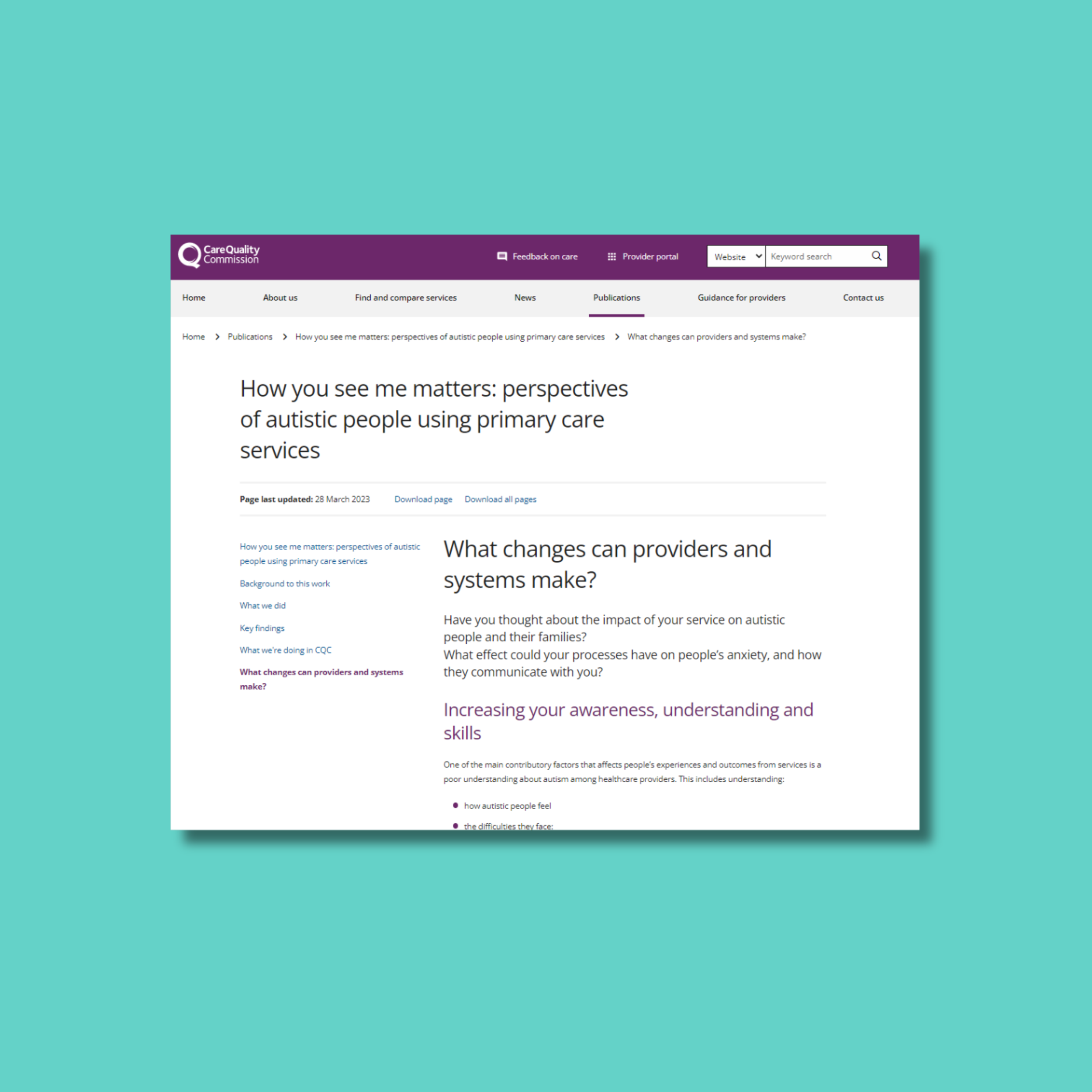 How You See Me Matters: Perspectives of Autistic People Using Primary ...