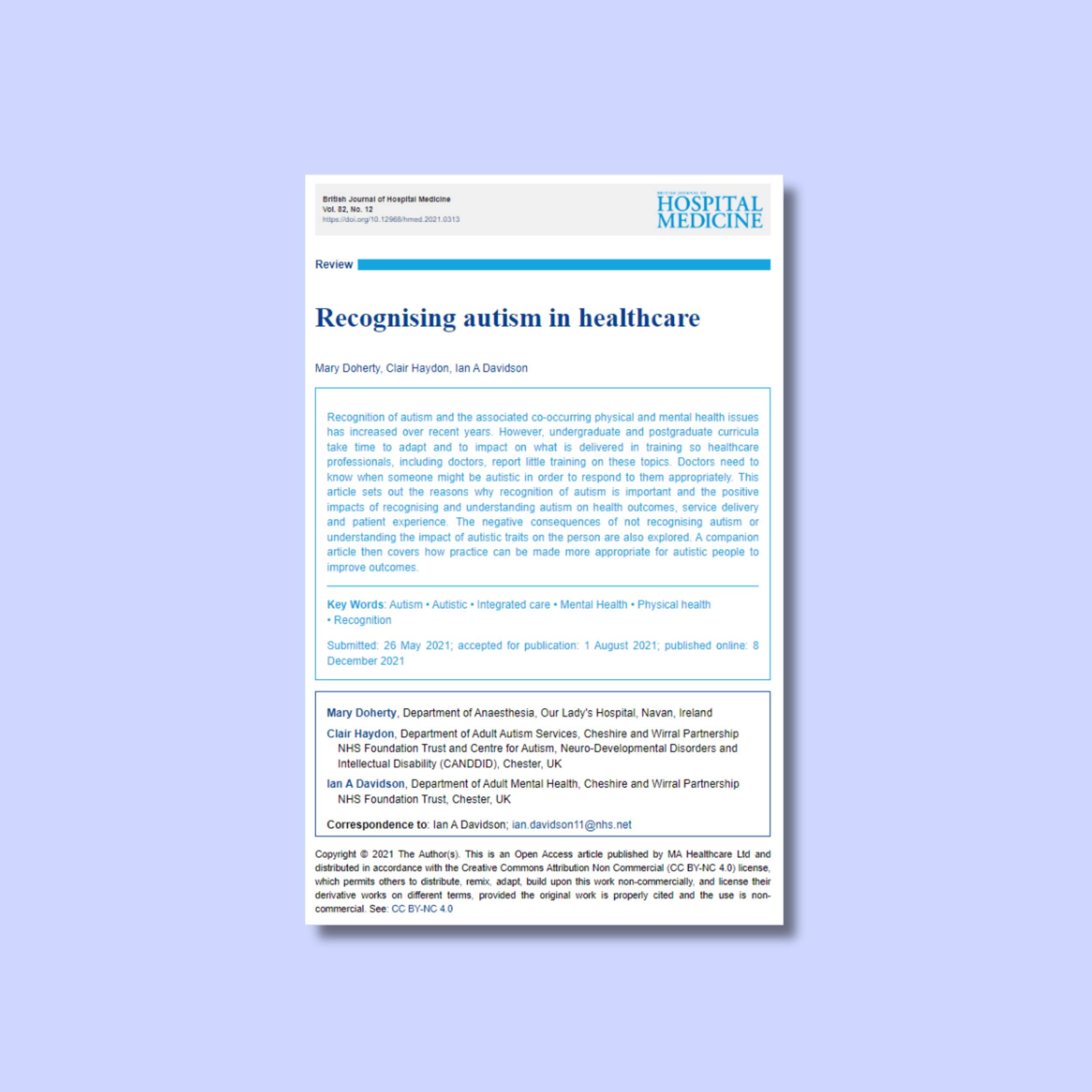 Recognising Autism in Healthcare — Neurodiverse Connection