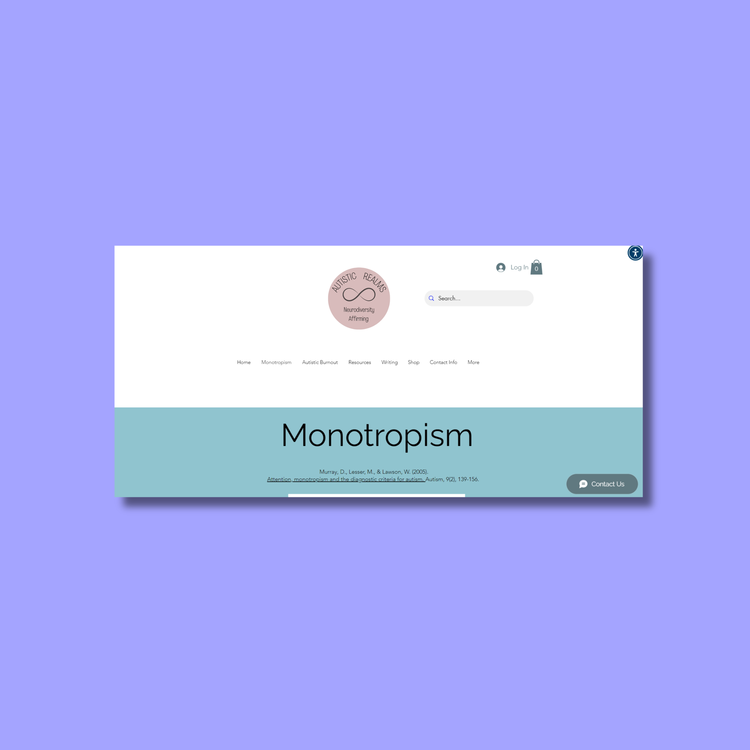 Attention, Monotropism and the Diagnostic Criteria for Autism ...