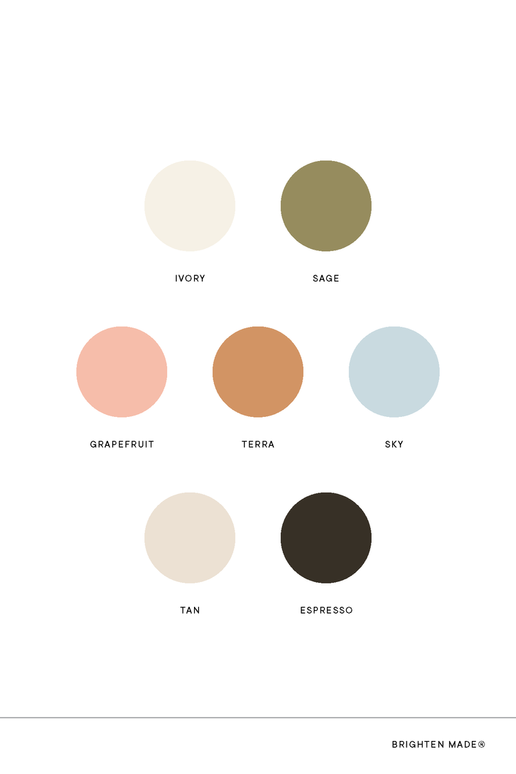 White Lotus Branding Kit | Colorful + Polished Premade Brand Kit
