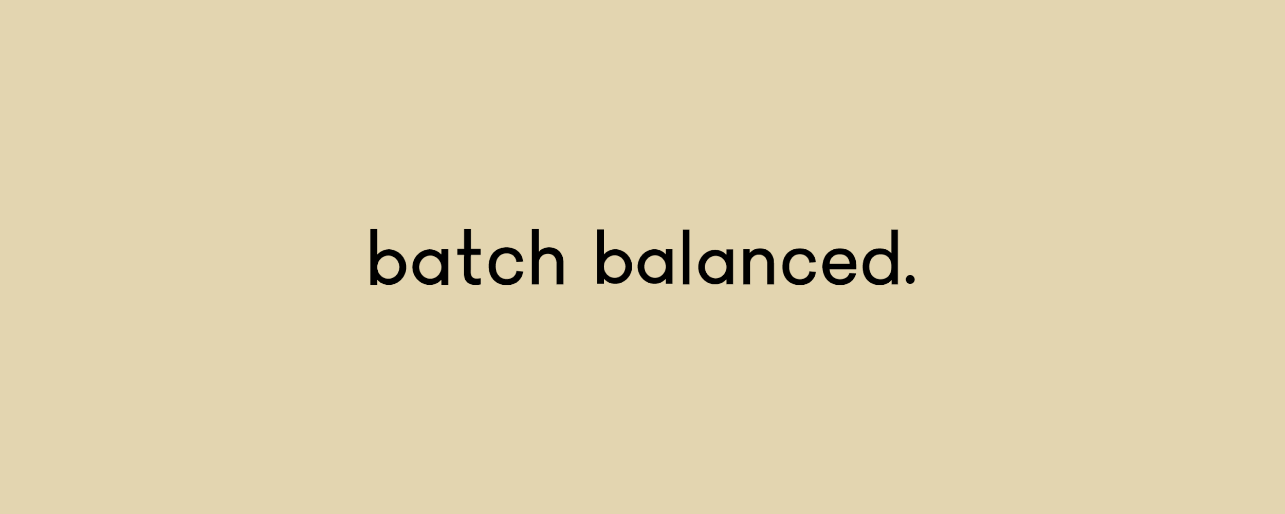 E-commerce Brand & Web Design Project | Batched Balance
