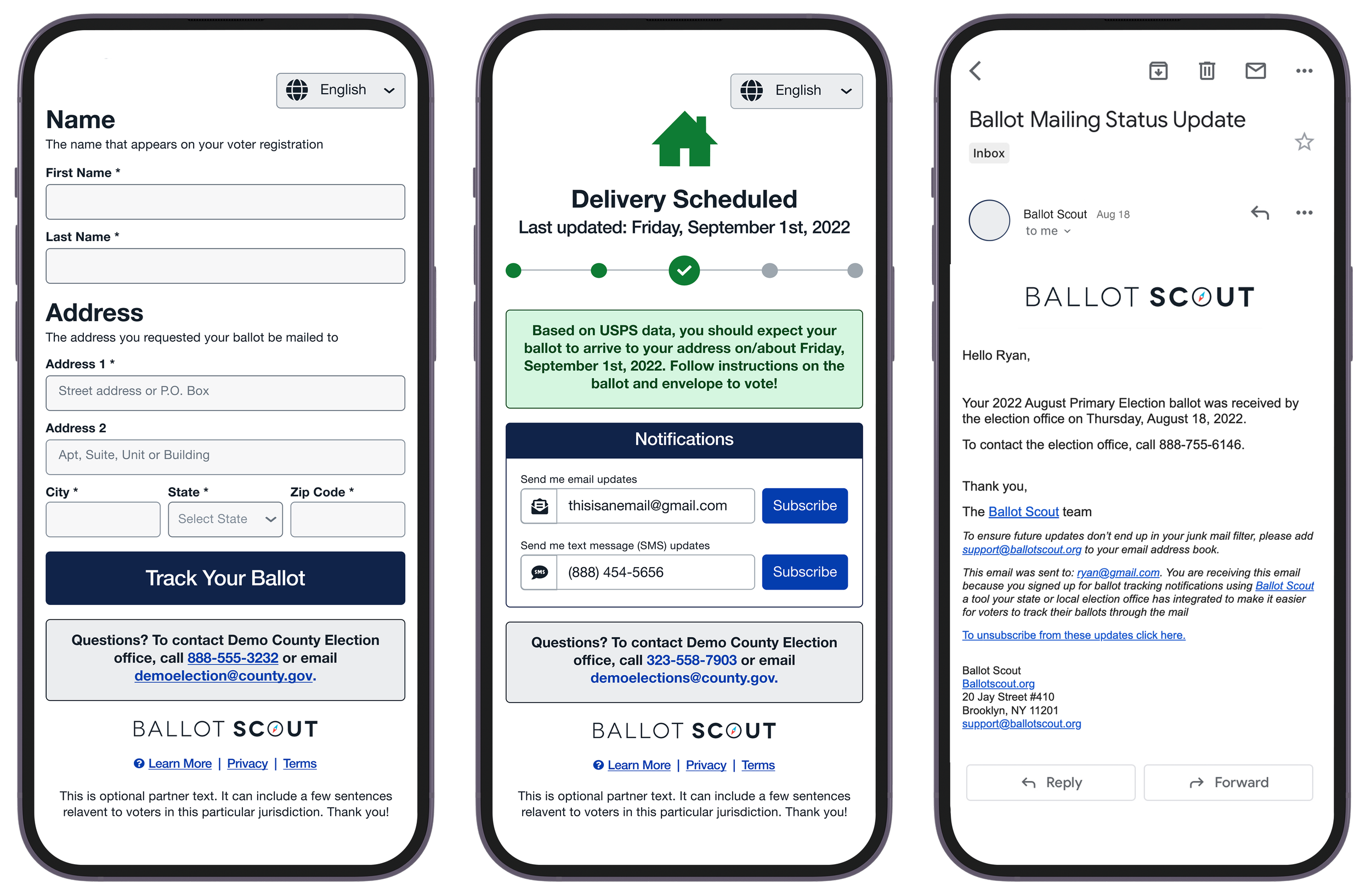 Benefits for Election Officials — Ballot Scout