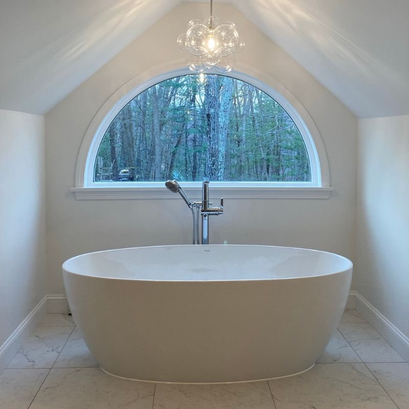 Why We Replaced Our Platform Jacuzzi Tub With a Modern, Free-Standing ...