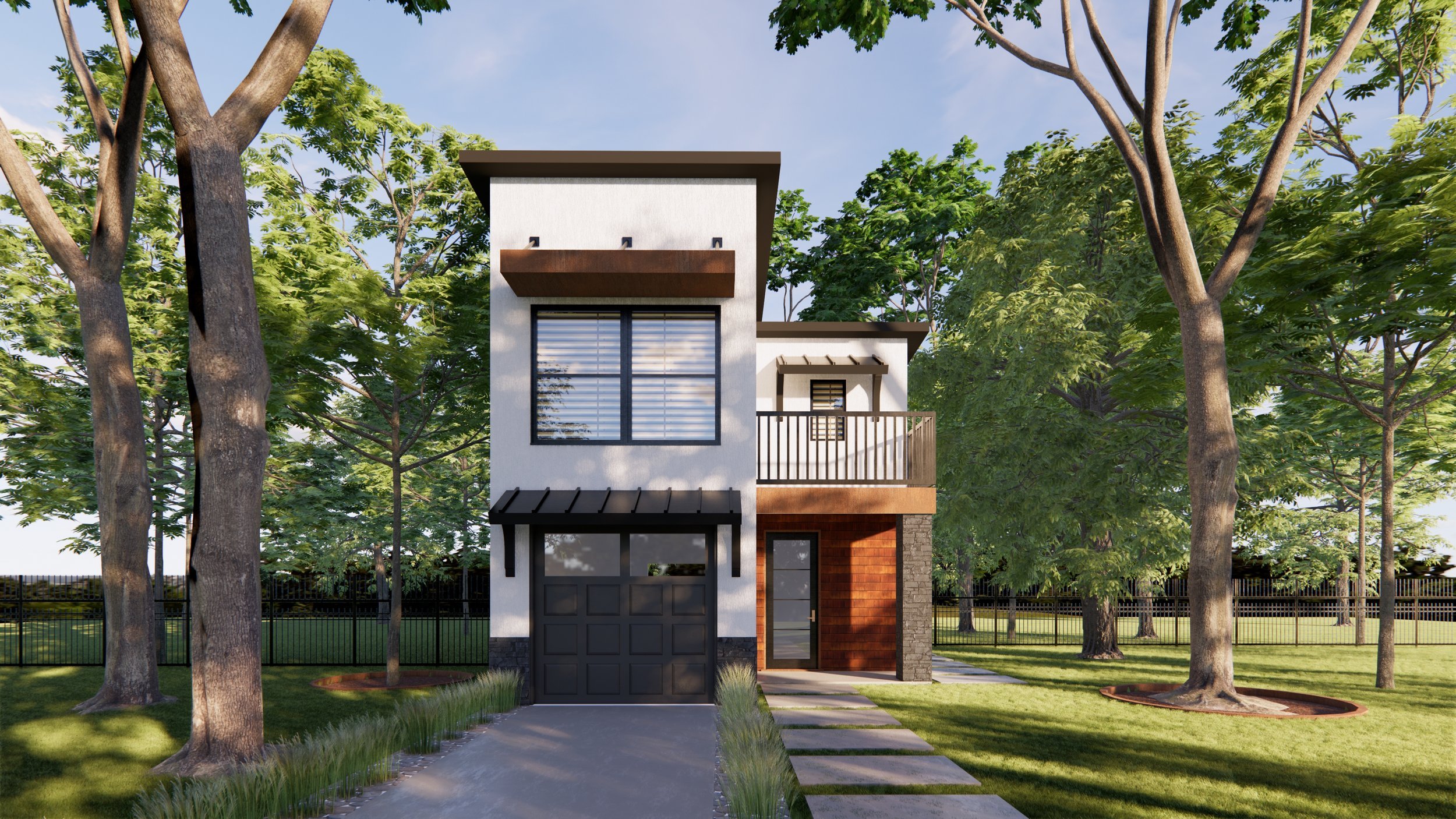 Our 5 Favorite Custom Home Design Plans For Narrow Lots — Creative Home ...