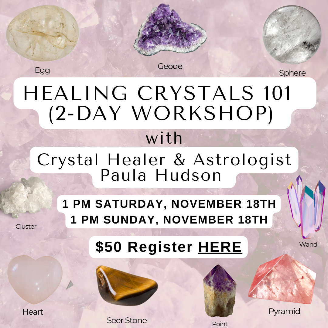 Healing Crystals 101 (2-day workshop ) — The Kindred Healing Center