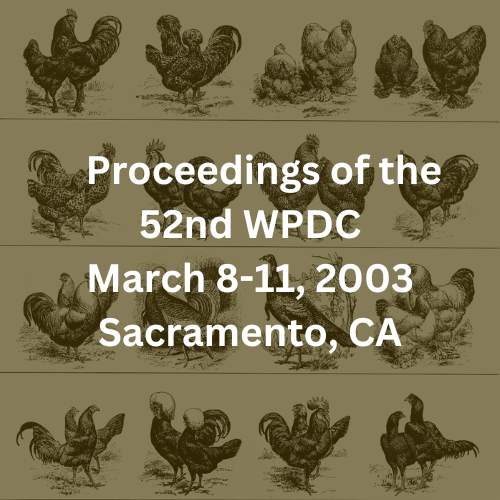 Proceedings — Western Poultry Disease Conference