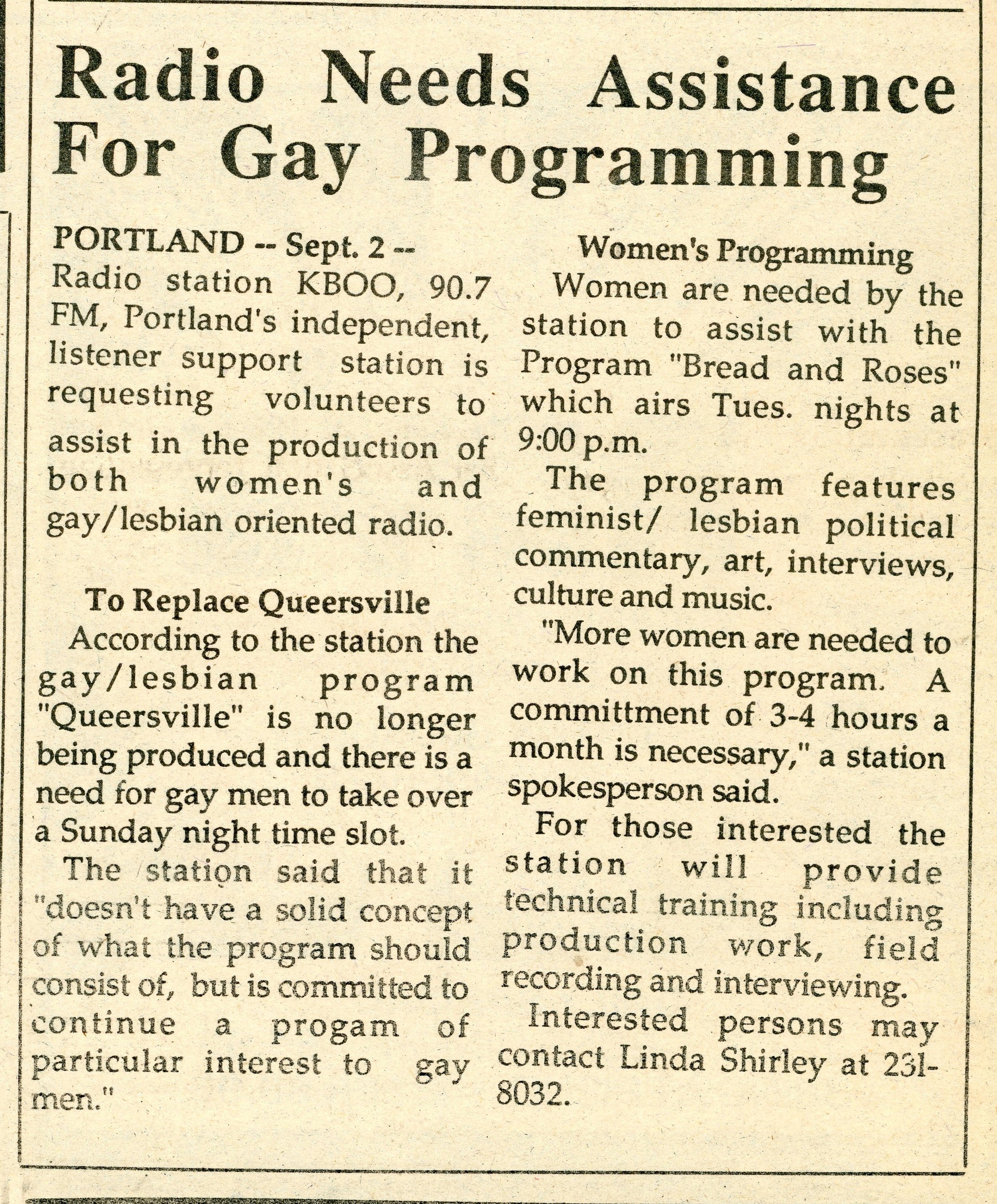 KBOO Radio — The Umbrella Project