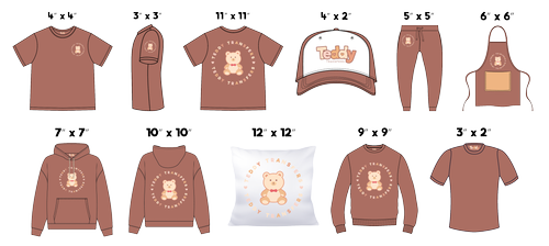 DTF Wholesale Gang Sheet up to 22x300 — Teddy Transfers