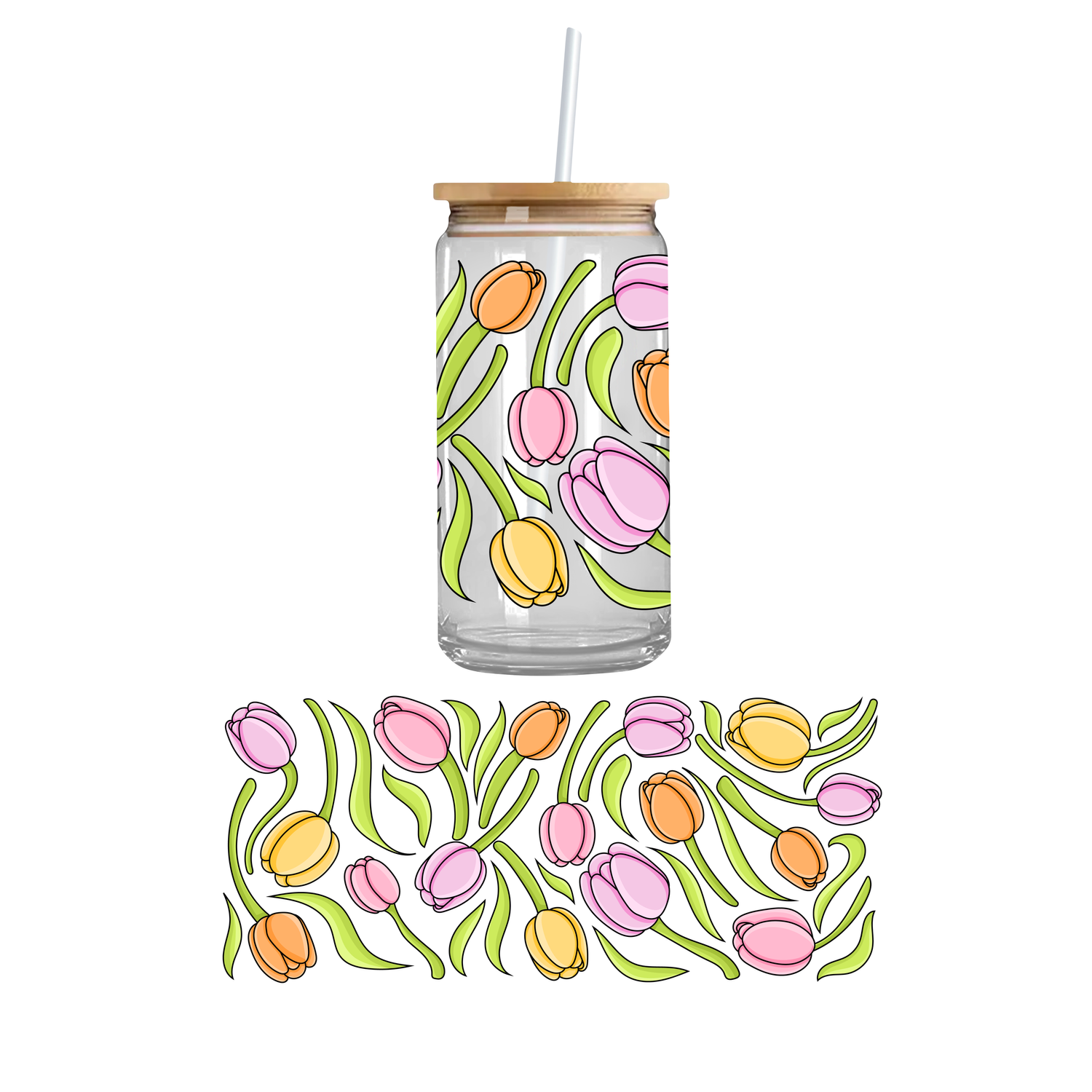 UV DTF Cup Wraps Online — Teddy Transfers