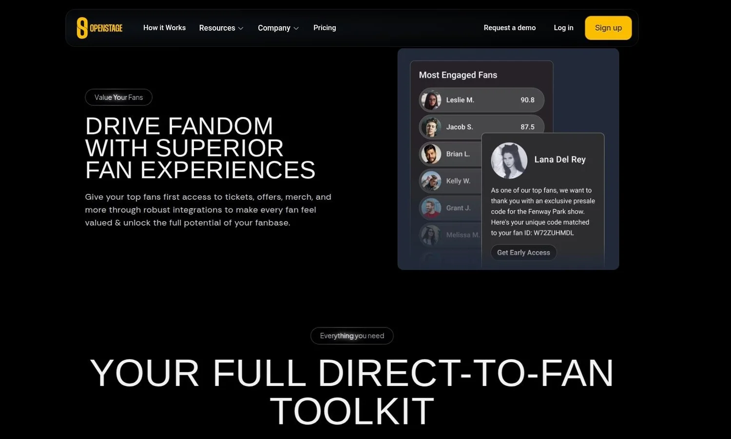 Introducing Openstage: Putting Artists in Control of Fan Relationships ...