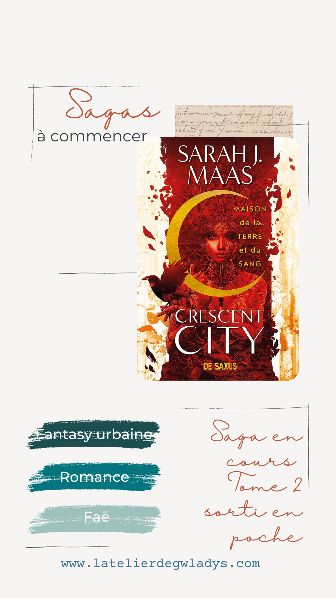 Les sagas à lire en 2024 — L'Atelier de Gwladys