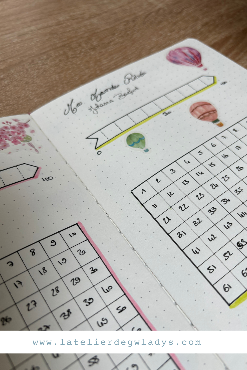 Mon tracker de coloriage — L'Atelier de Gwladys
