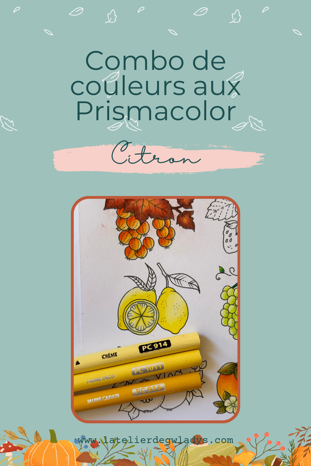 Comment colorier les fruits de saison ? — L'Atelier de Gwladys