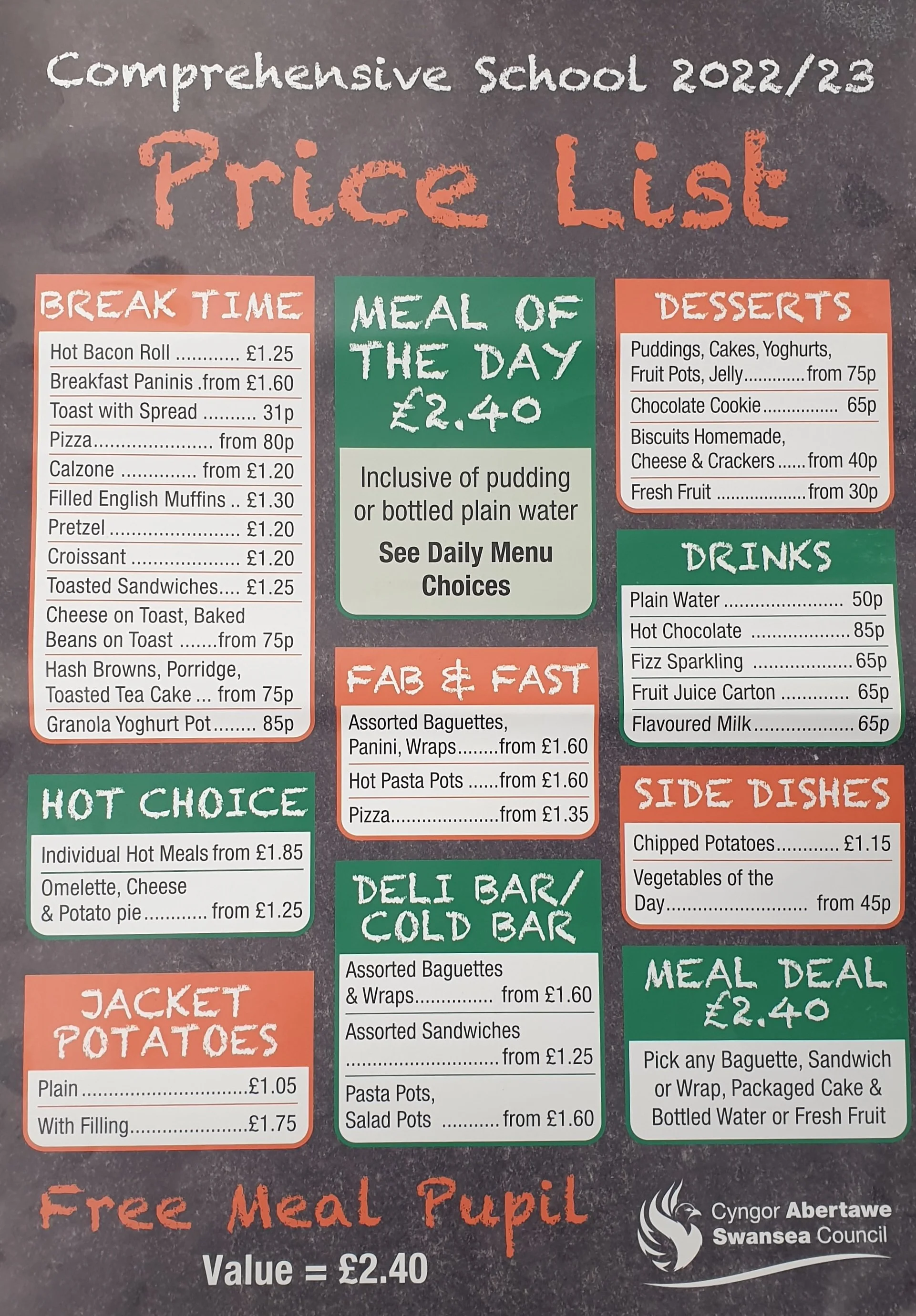 School Meals — Pentrehafod