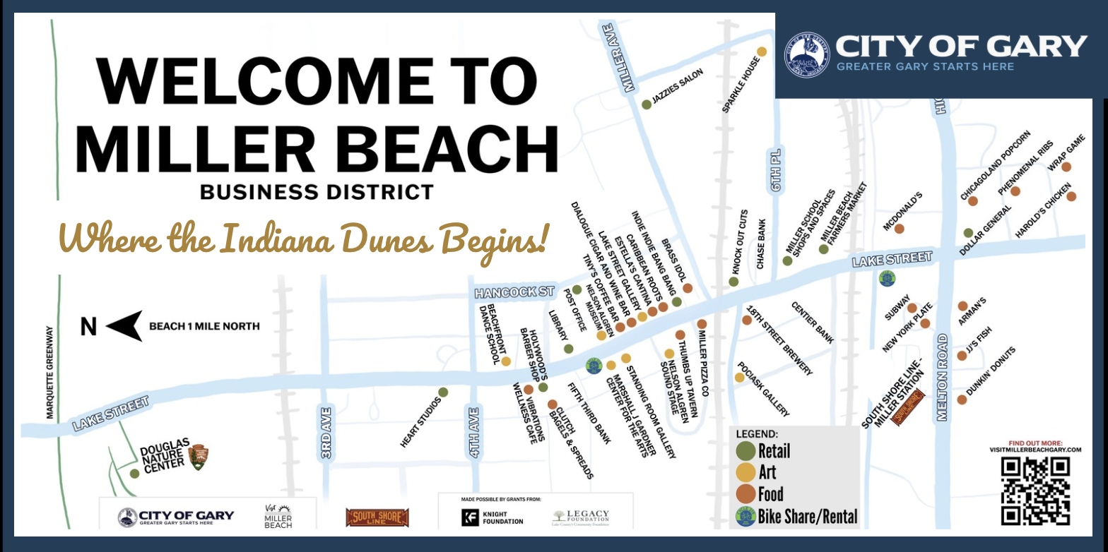 Community Map | Discover Miller Beach Today — Visit Miller Beach | Gary ...