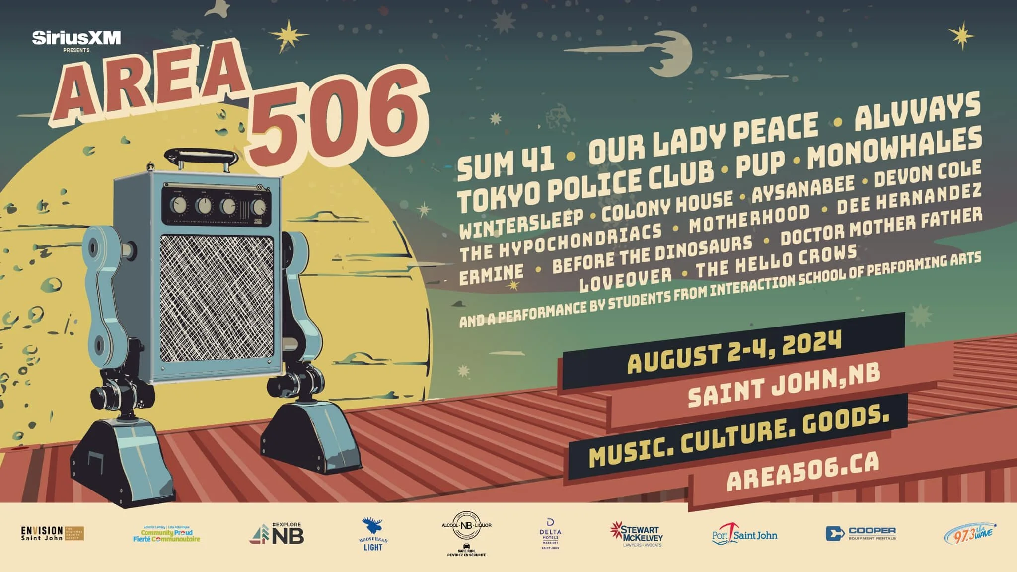 Area 506 Rolls out Full Lineup — The Boom at Noon