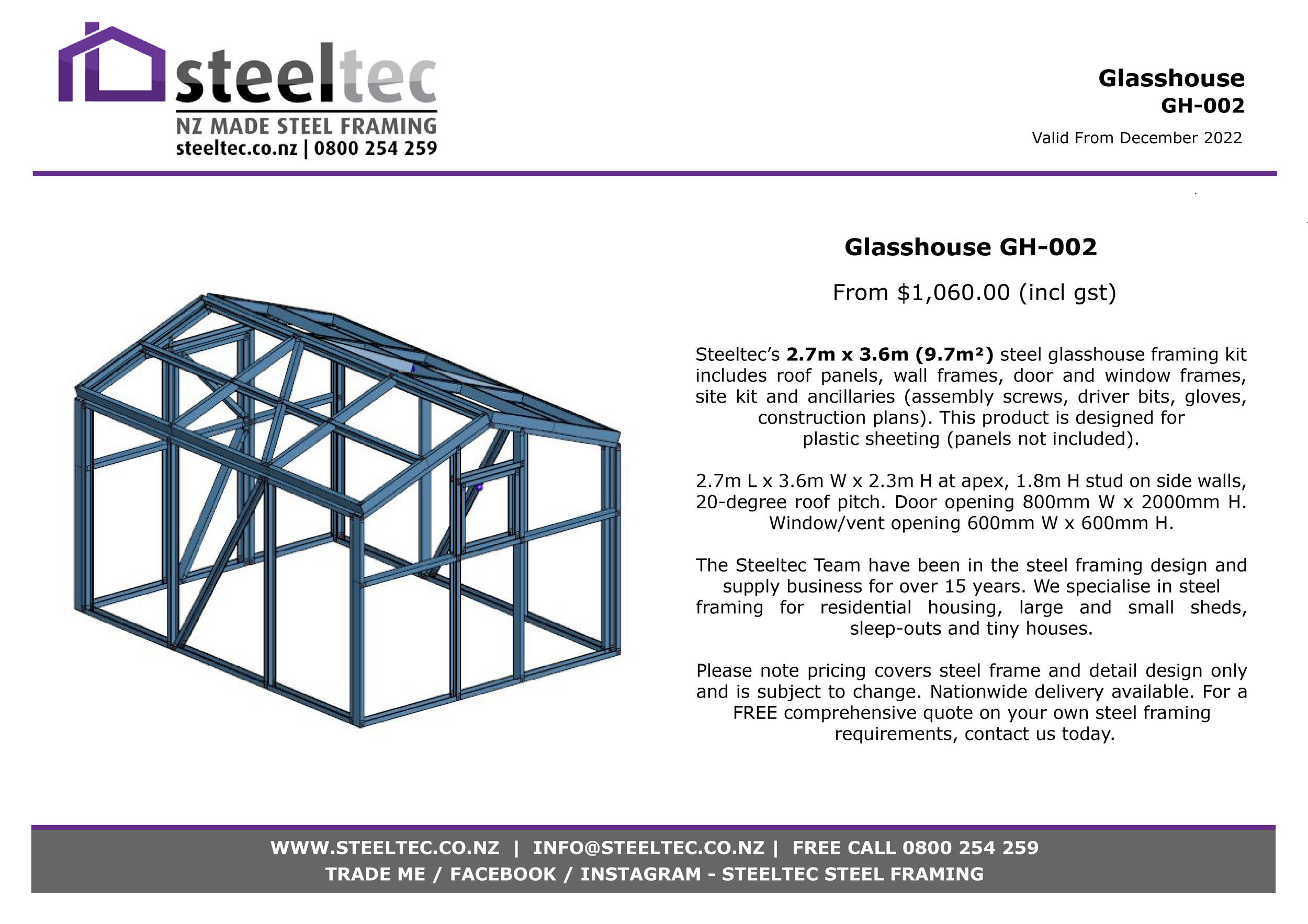 Steeltec Steel Framing NZ