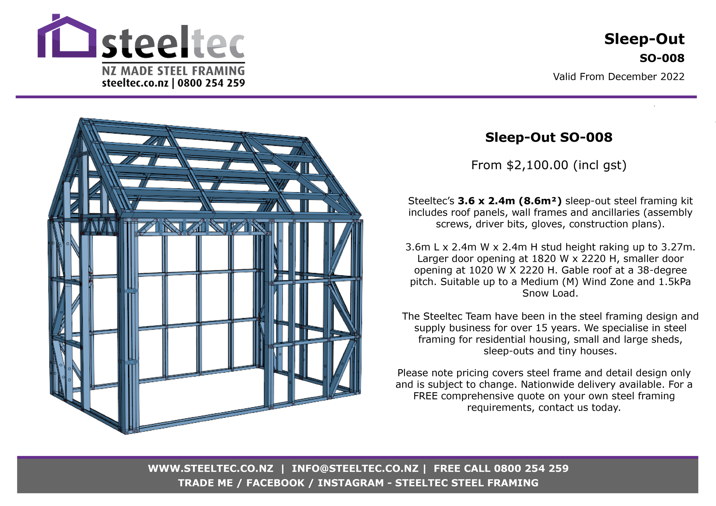 Steeltec Steel Framing NZ