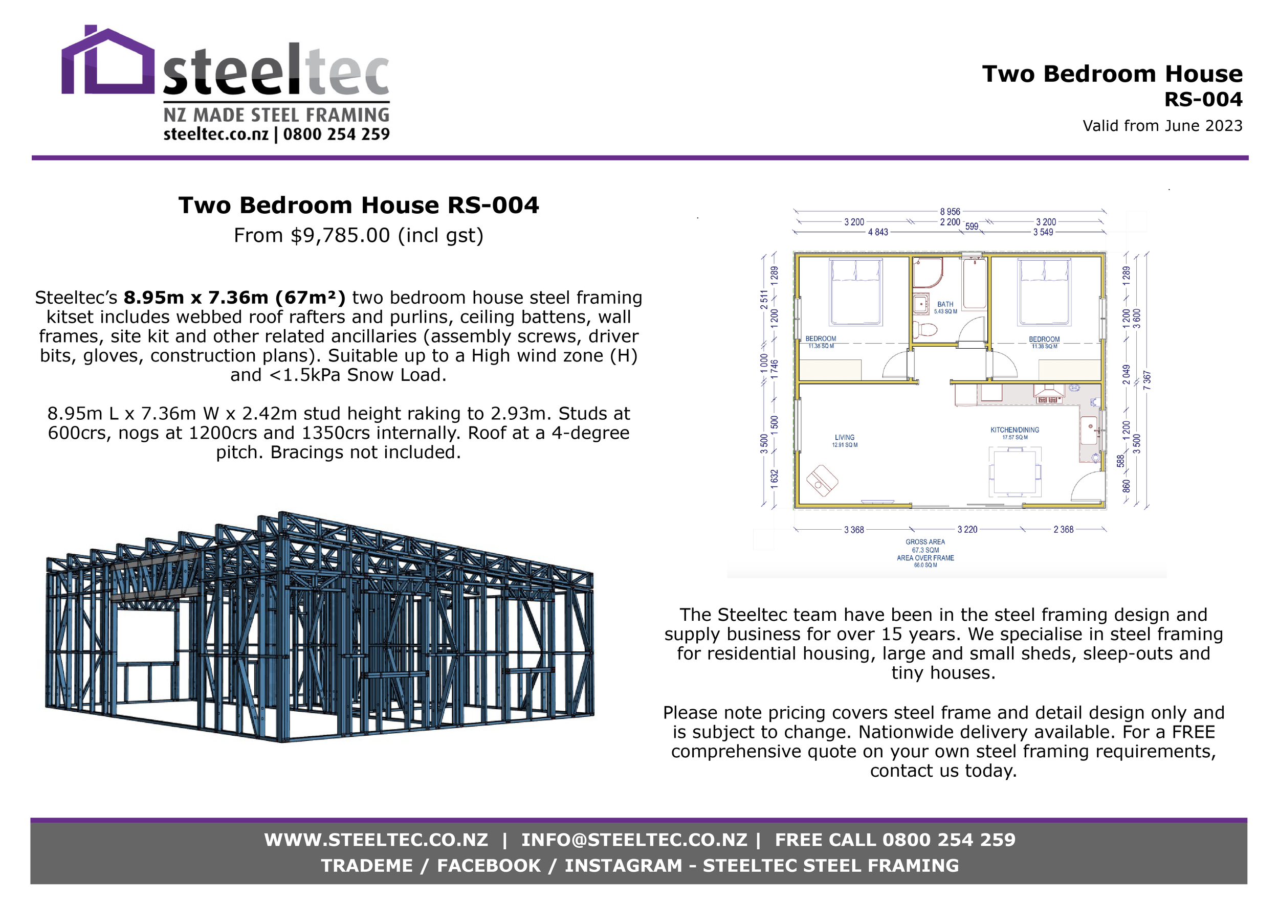 Steeltec Steel Framing New Zealand