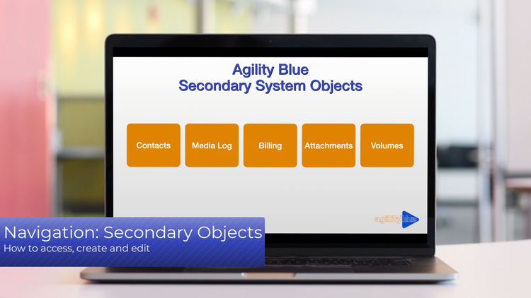 3: AB Secondary Objects — Sadie Blue Software - Agility Blue