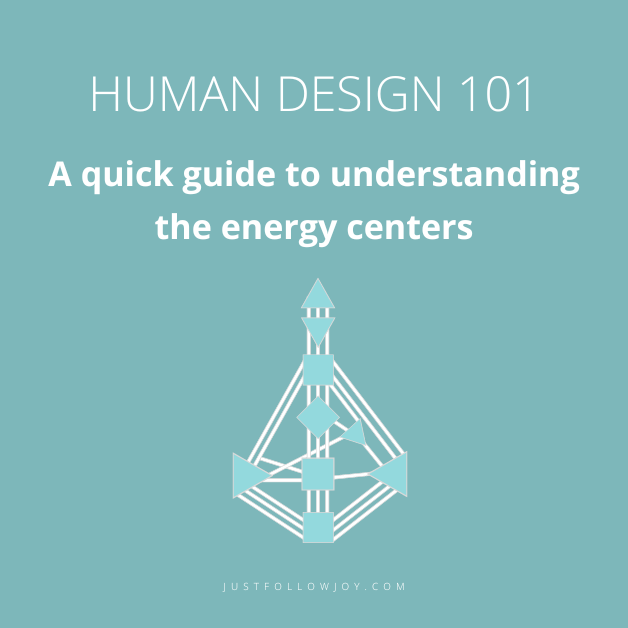 HUMAN DESIGN 101: The Energy Centers (overview) — Just Follow Joy